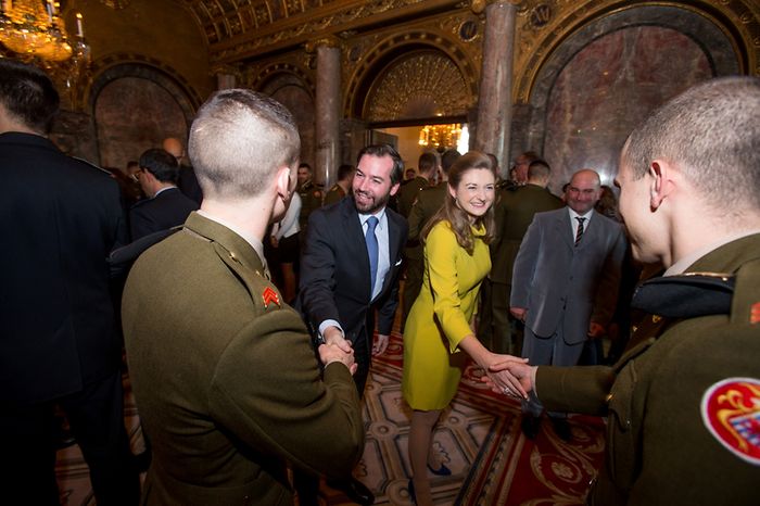 Великогерцогская семья Люксембурга дала прием для участников ...
