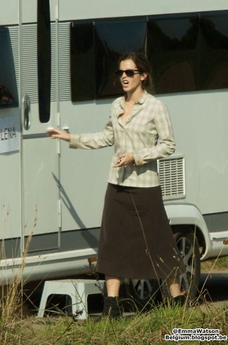 Las primeras fotos de Emma Watson en grabación de película sobre ...